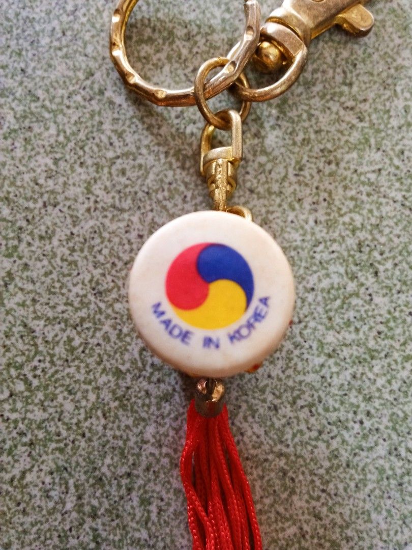 Korean Drum, 'Made In Korea' Keychain. Rantai Kunci Dram Korea ...