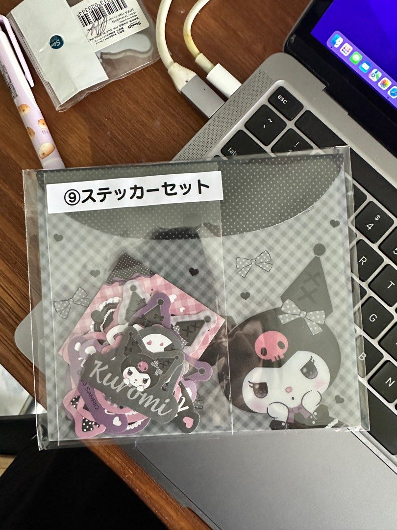 Kuromi sticker and mini file, Hobbies & Toys, Stationery & Craft ...