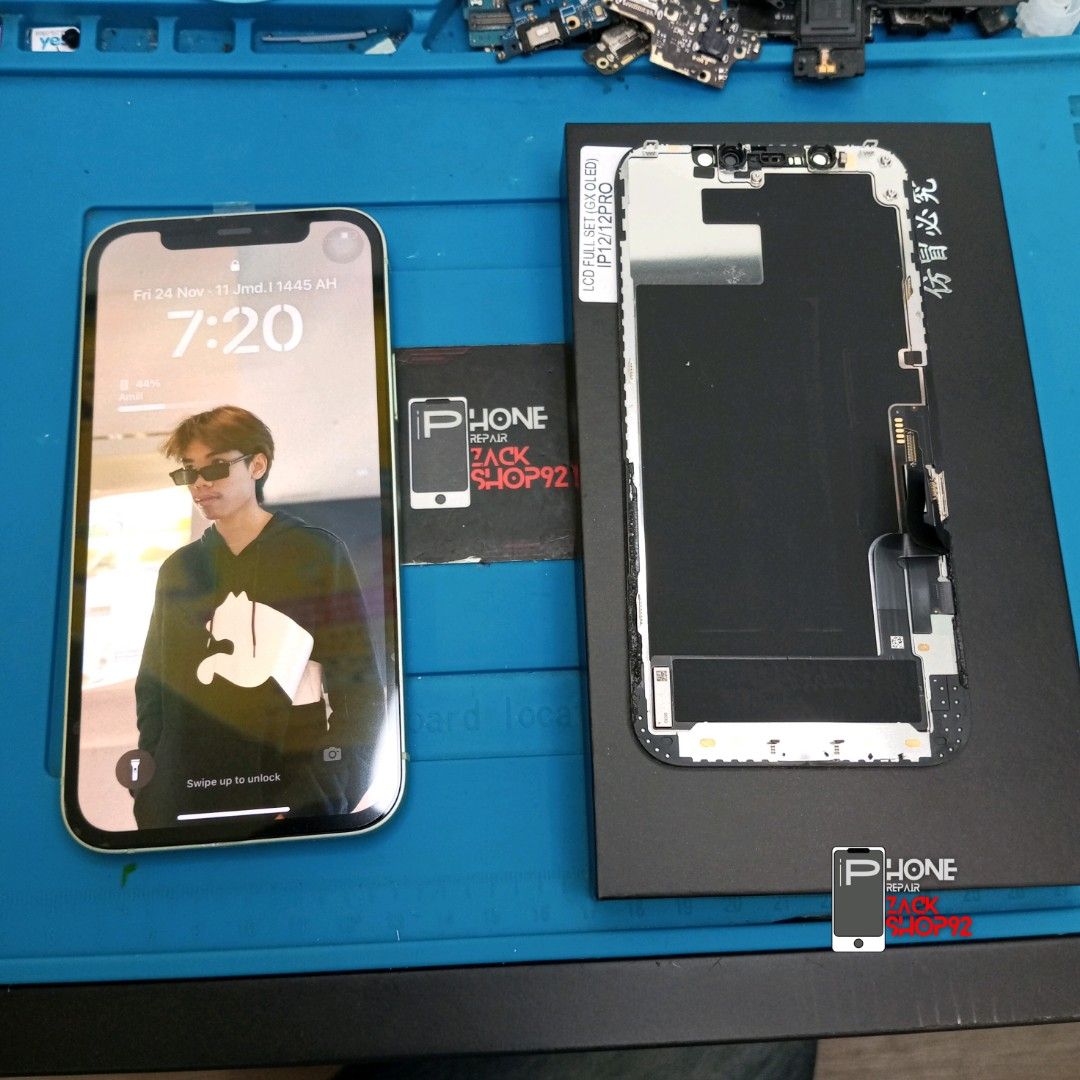 LCD Screen iPhone 12/12 Pro (OLED) Siap Pasang, Computers & Tech, Parts & Accessories, Monitor ...