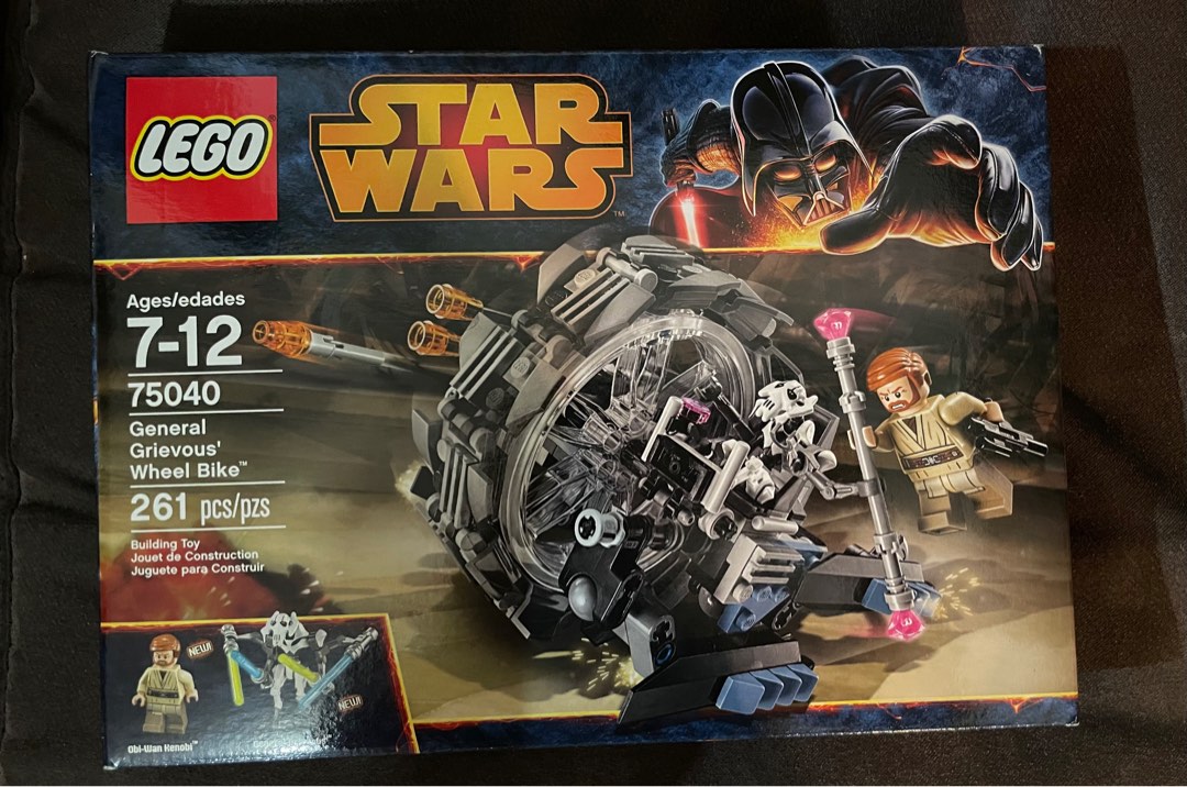 全新LEGO 75040 Star Wars系列 - General Grievous Wheel Bike, 興趣及遊戲, 玩具 & 遊戲類 ...
