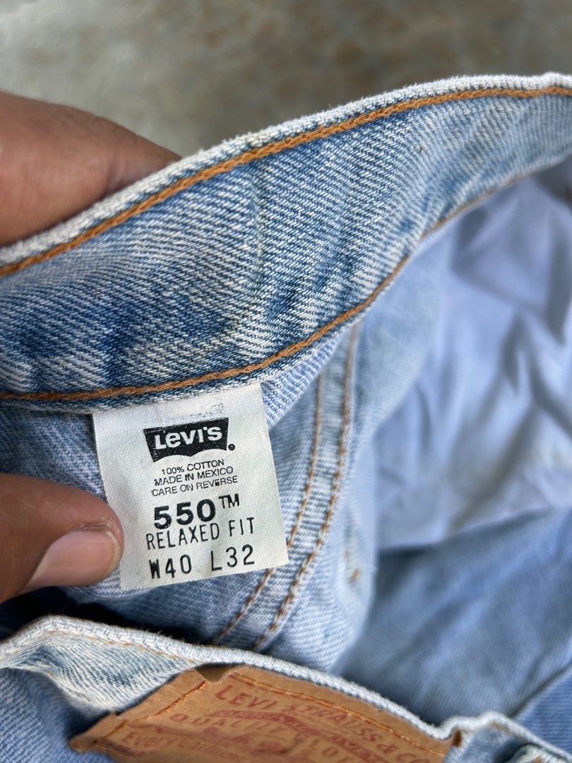 Levis 550 mexico, Men's Fashion, Bottoms, Jeans on Carousell
