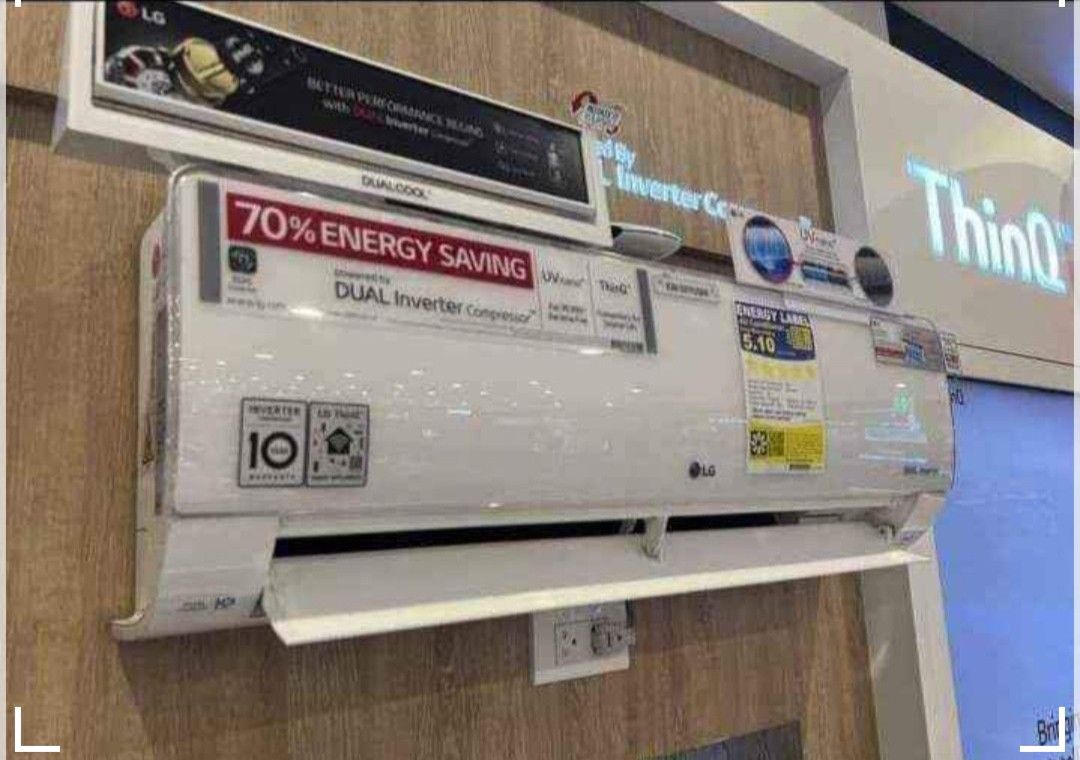 LG SPLIT TYPE DUAL INVERTER AIRCON ( FREE INSTALLATION ), TV & Home Appliances, Air Conditioning ...