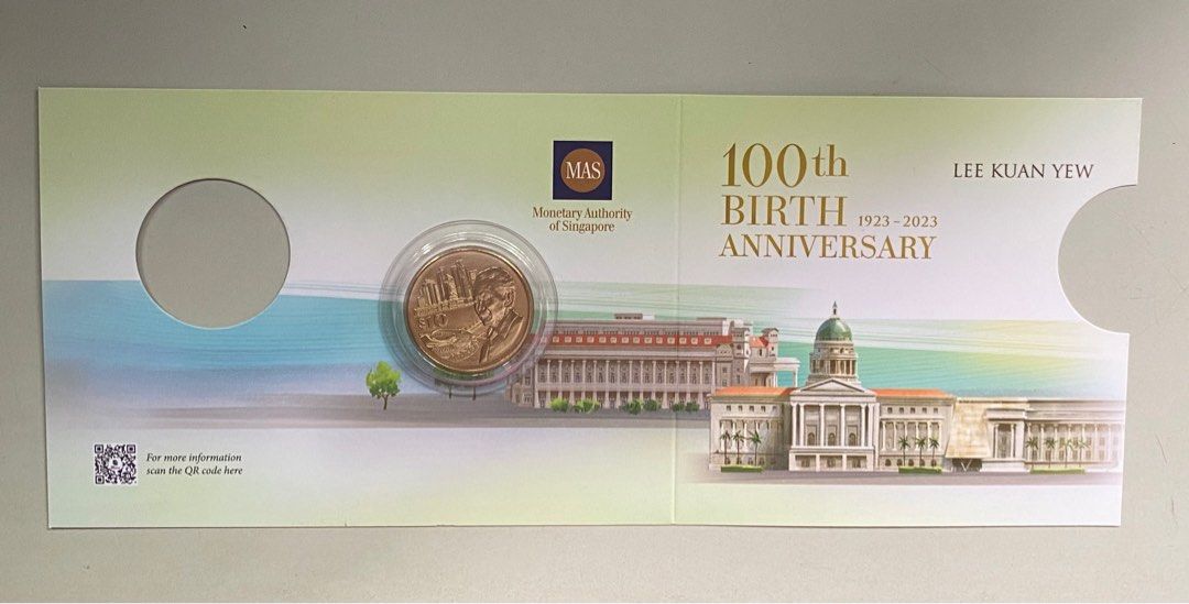 LKY 100 commemorative coin, Hobbies & Toys, Memorabilia & Collectibles ...