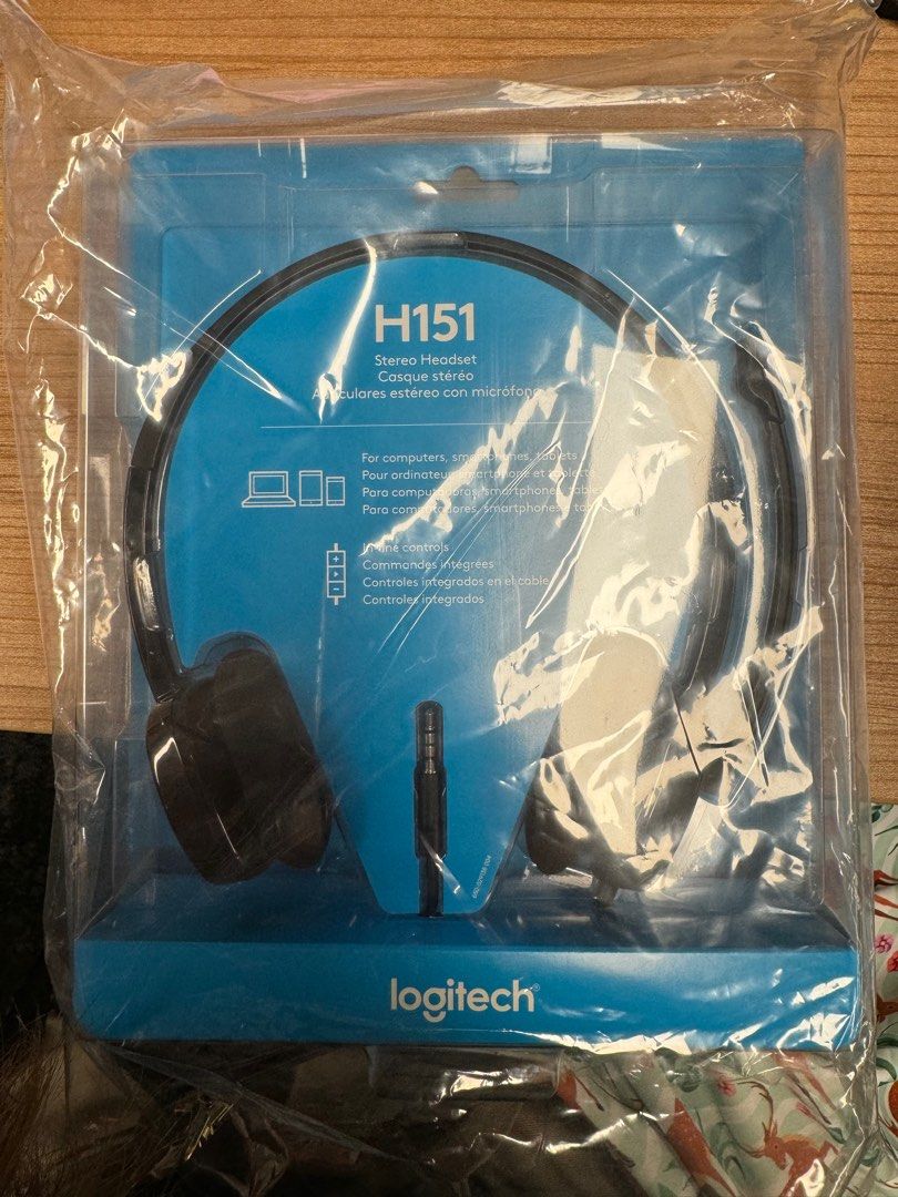 Logitech H151 Headset, Audio, Headphones & Headsets on Carousell