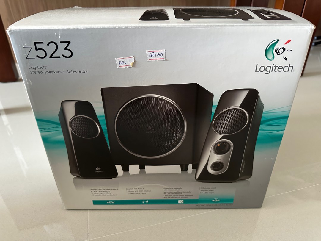 Logitech Stereo Speakers + Subwoofer, Audio, Soundbars, Speakers ...