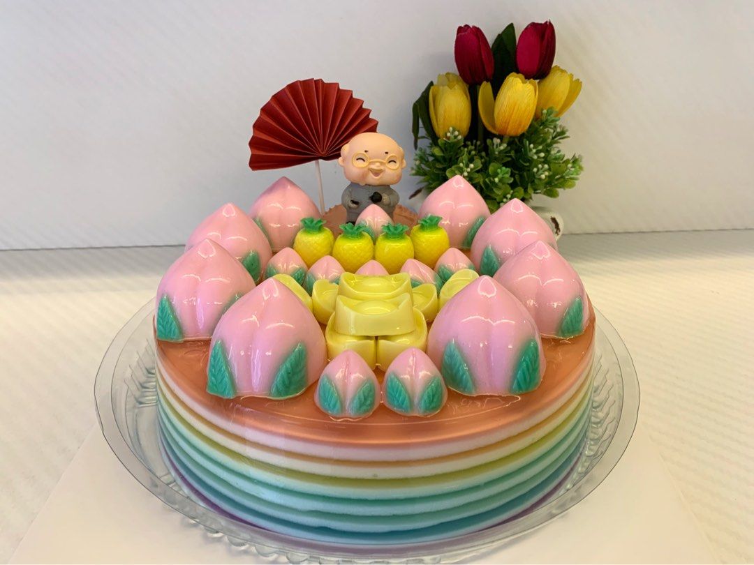 Longevity Ah Gong Agar jelly cake, Food & Drinks, Homemade Bakes on ...