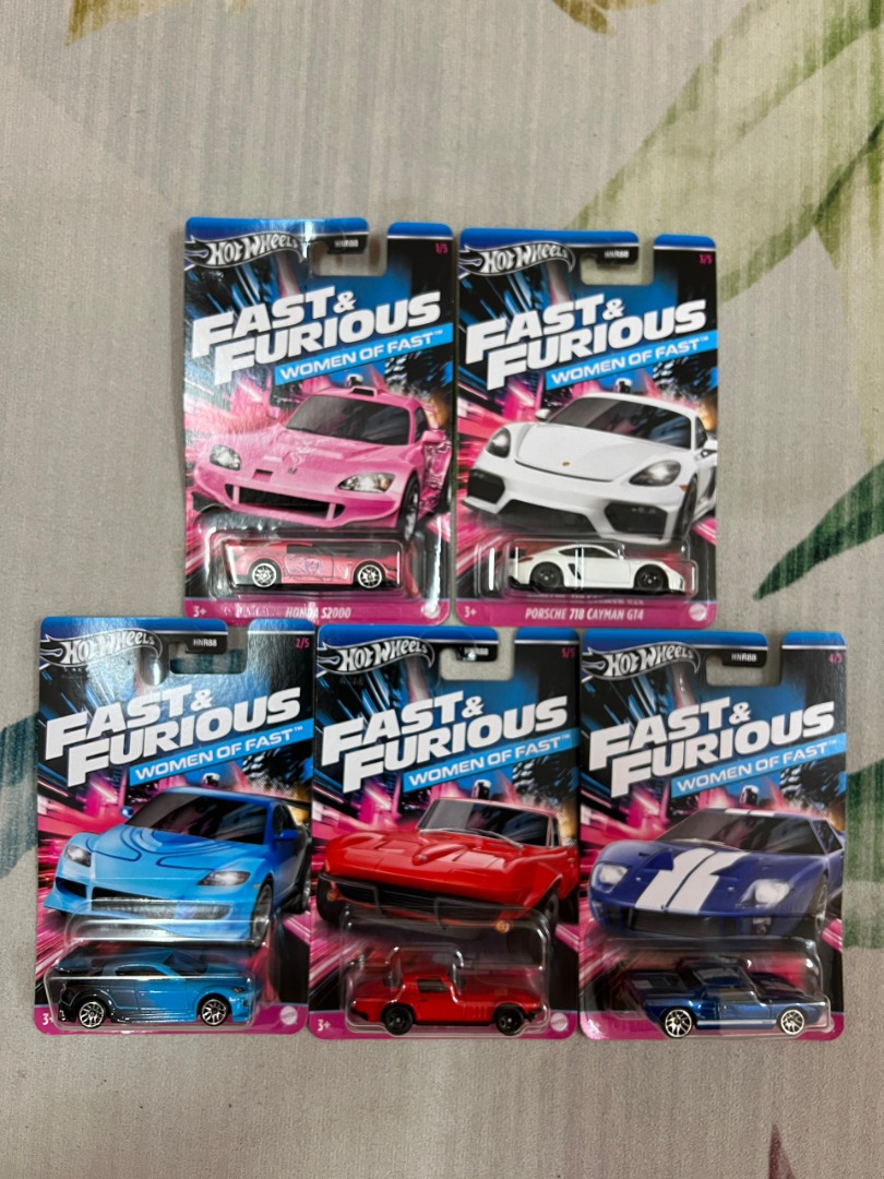 LOT 1 SET OF FAST AND FURIOS - WOMEN OF FAST, Hobbies & Toys, Toys ...