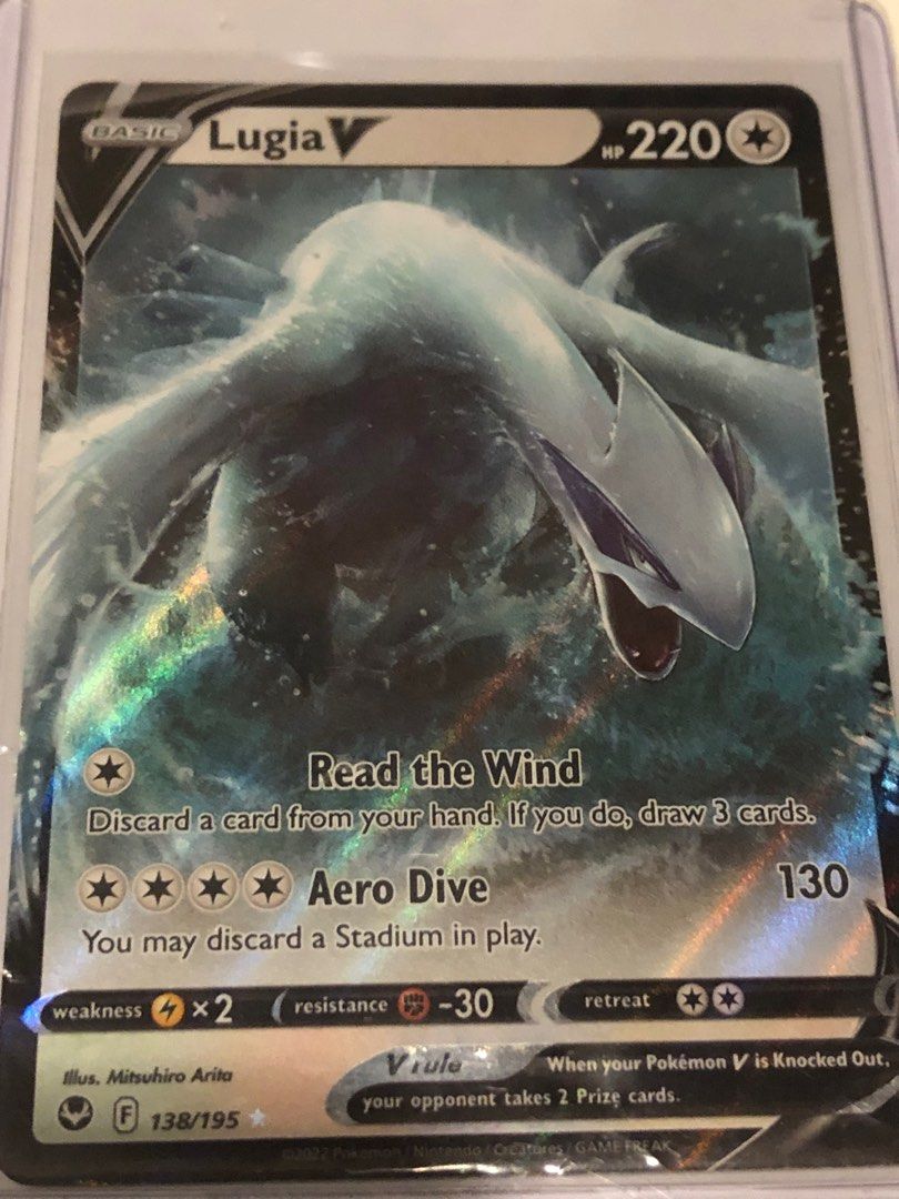Lugia V 138/195, Hobbies & Toys, Toys & Games on Carousell