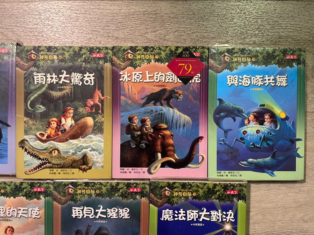 Magic Tree House bilingual story books, Hobbies & Toys, Books ...