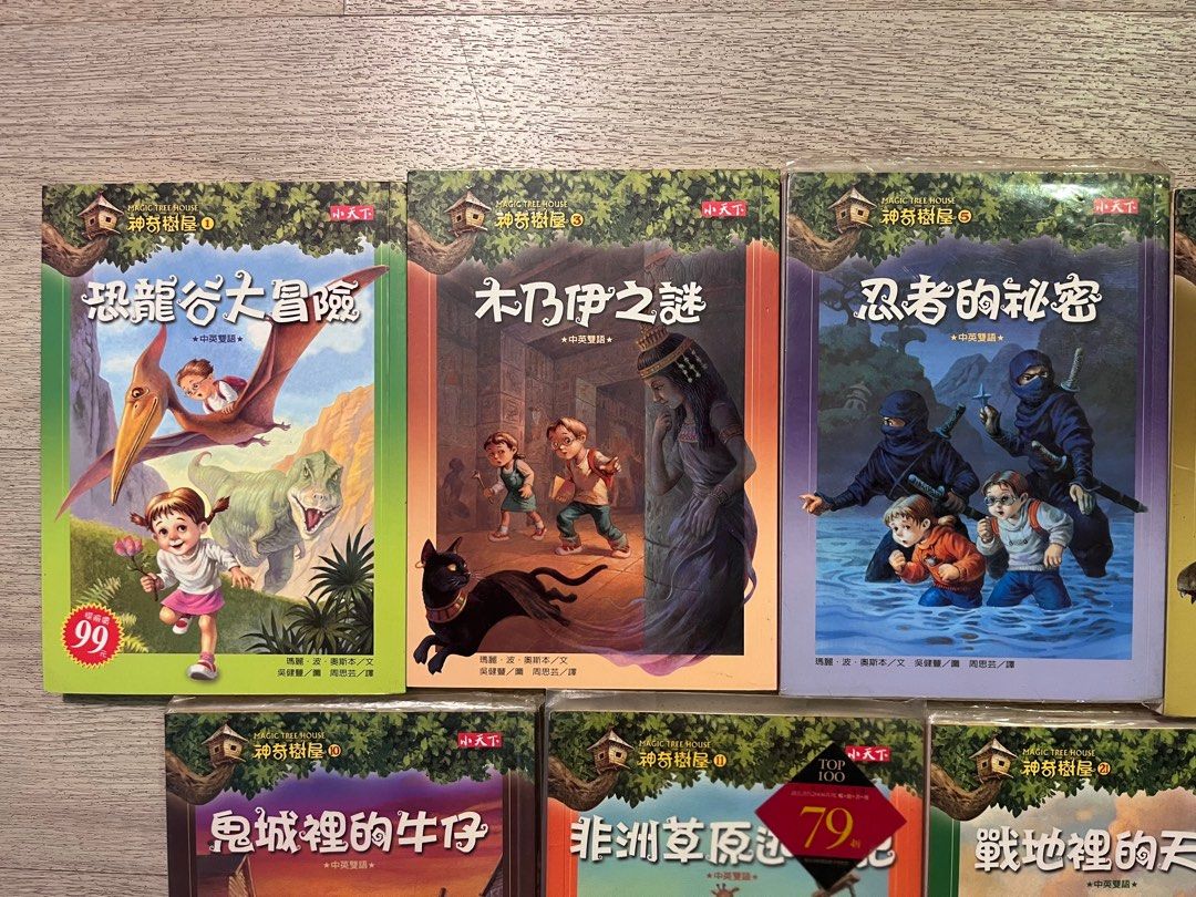 Magic Tree House bilingual story books, Hobbies & Toys, Books ...