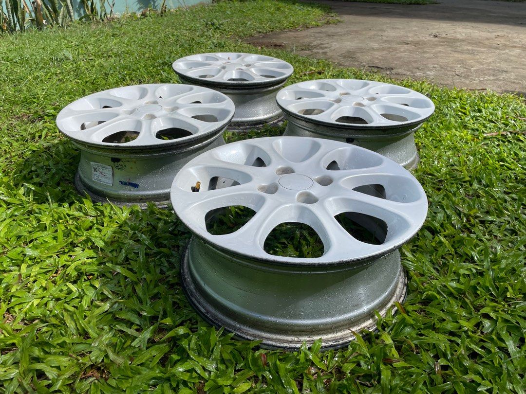 Mags 15s PCD 100, Car Parts & Accessories, Mags and Tires on Carousell