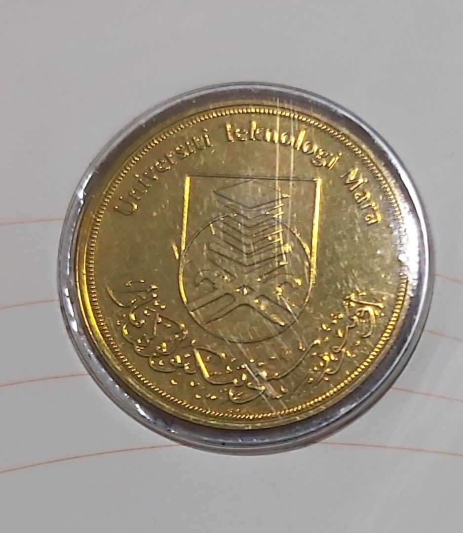 Malaysia UITM commemorative coin card, Hobbies & Toys, Memorabilia ...