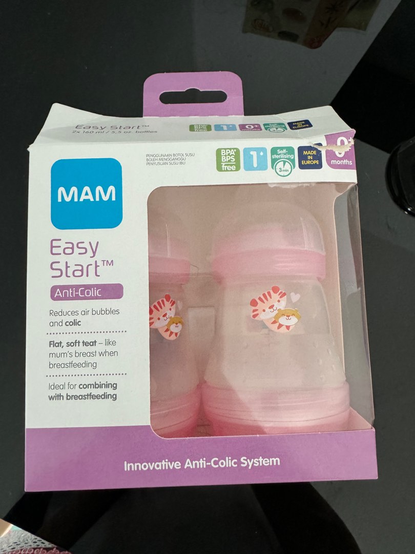 MAM milk bottle, Babies & Kids, Nursing & Feeding, Breastfeeding ...