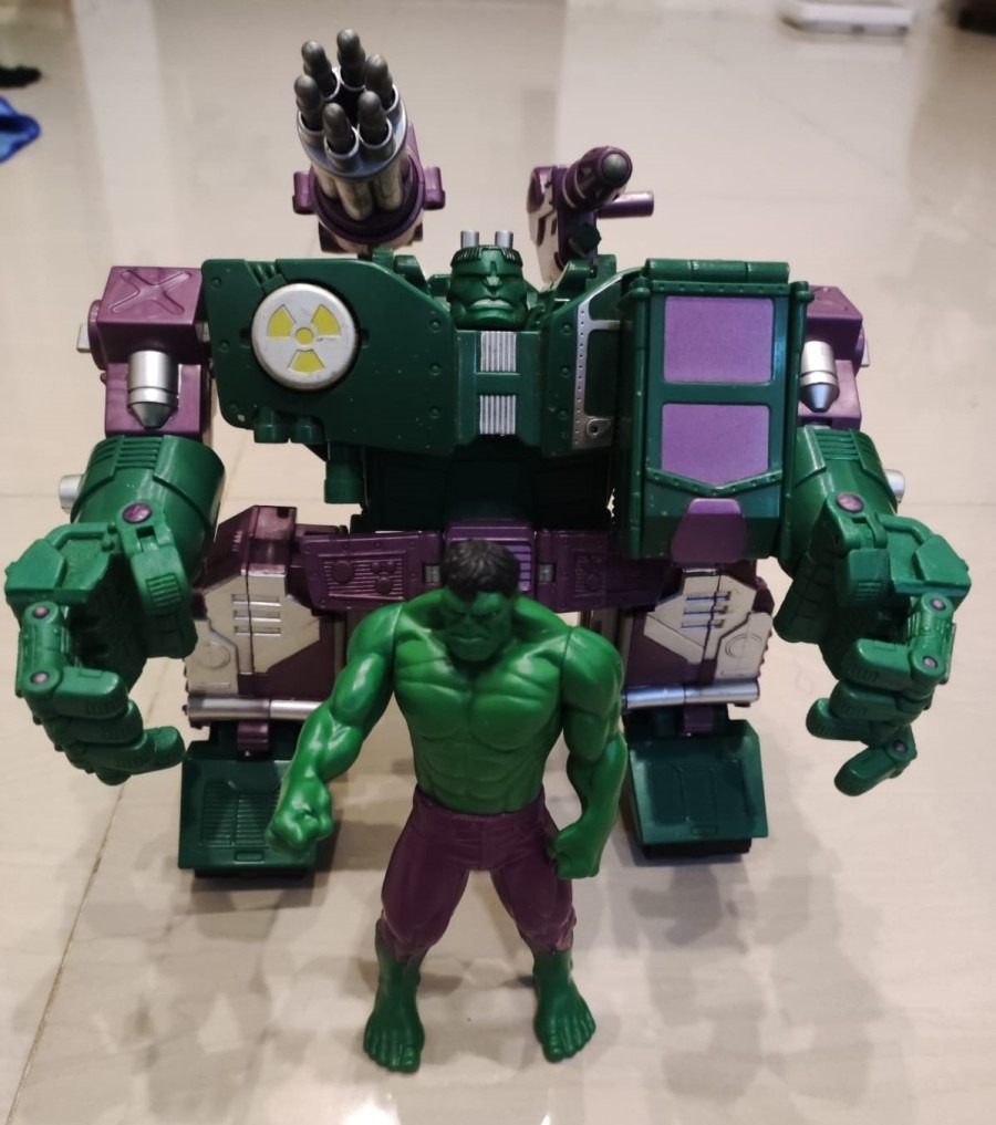 Marvel - Megamorphs Hulk + Figure HULK, Toys & Collectibles, Mainan di Carousell