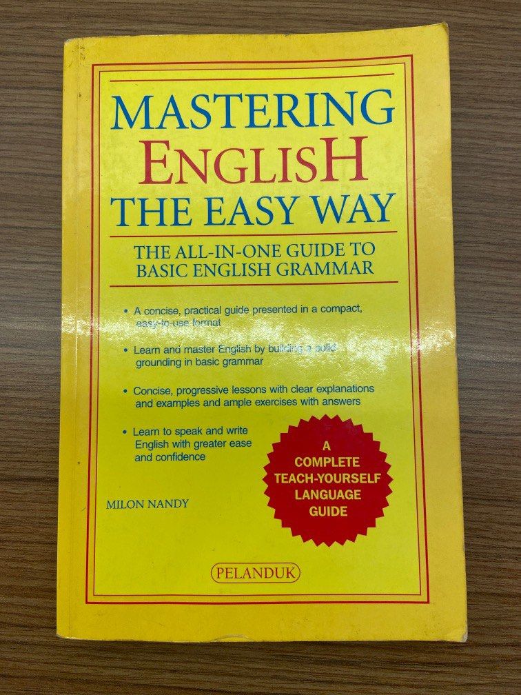 Mastering English the easy way - Milon Nandy, Hobbies & Toys, Books ...