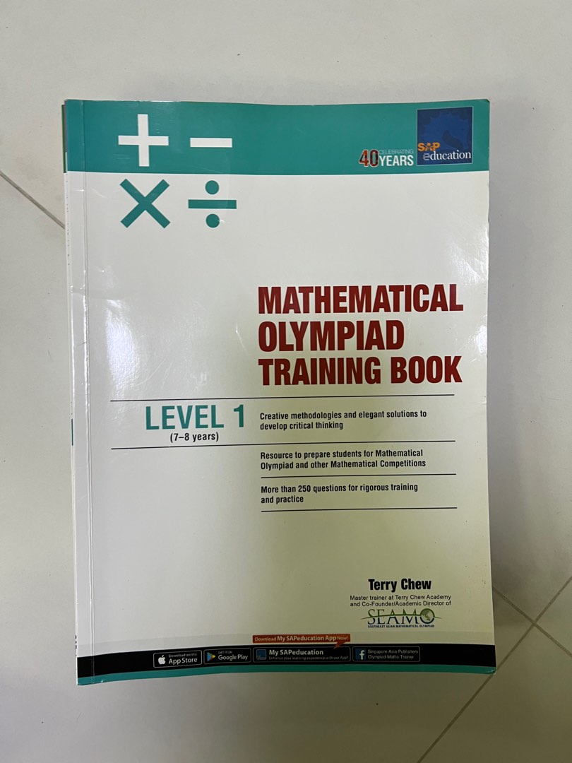 Math Olympiad Training Book, Hobbies & Toys, Books & Magazines ...