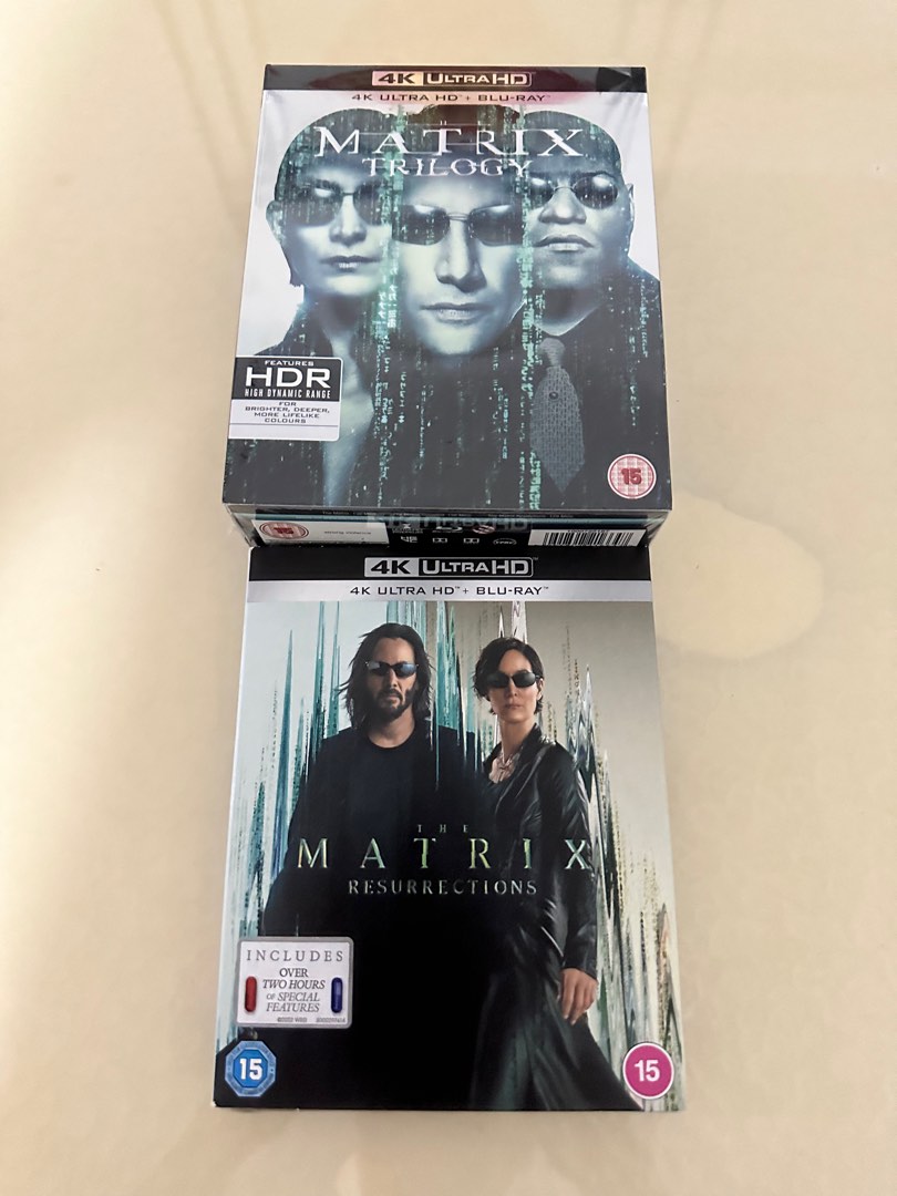 Matrix Collection (4K Ultra HD + Blu Ray), Hobbies & Toys, Music ...