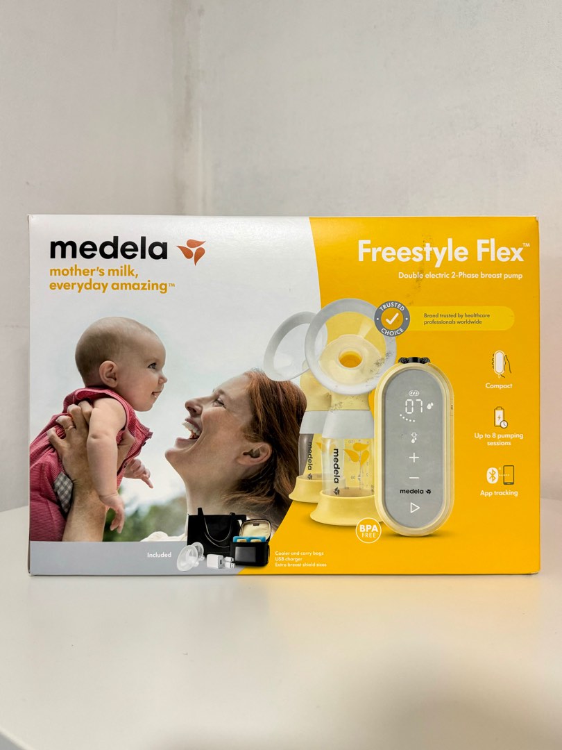Medela Freestyle Flex Double Electric Breast Pump (with free gifts), Babies & Kids, Nursing ...