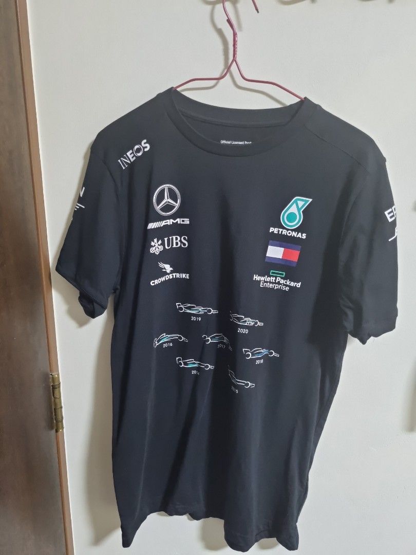 Mercedes-AMG PETRONAS 7TH Championship T shirt, Men's Fashion, Tops ...