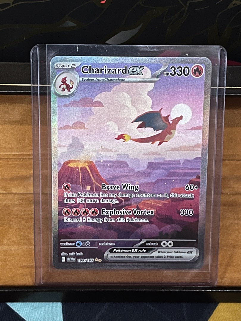 MEW EN Charizard SIR, Hobbies & Toys, Toys & Games on Carousell