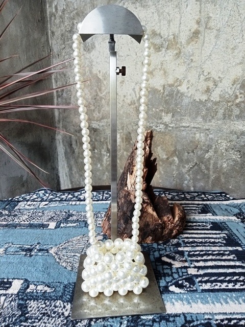 MICRO MINI LONG HANDLE PEARLY PARTY BAG, Women's Fashion, Bags ...