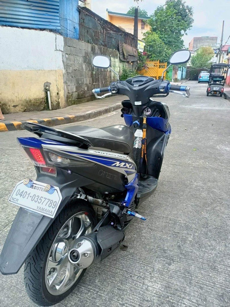 mio mxi blue race, Motorbikes, Motorbikes for Sale on Carousell