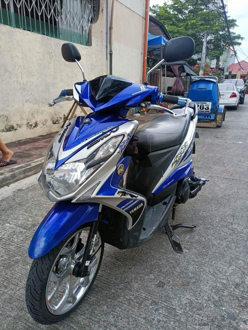 mio mxi blue race, Motorbikes, Motorbikes for Sale on Carousell