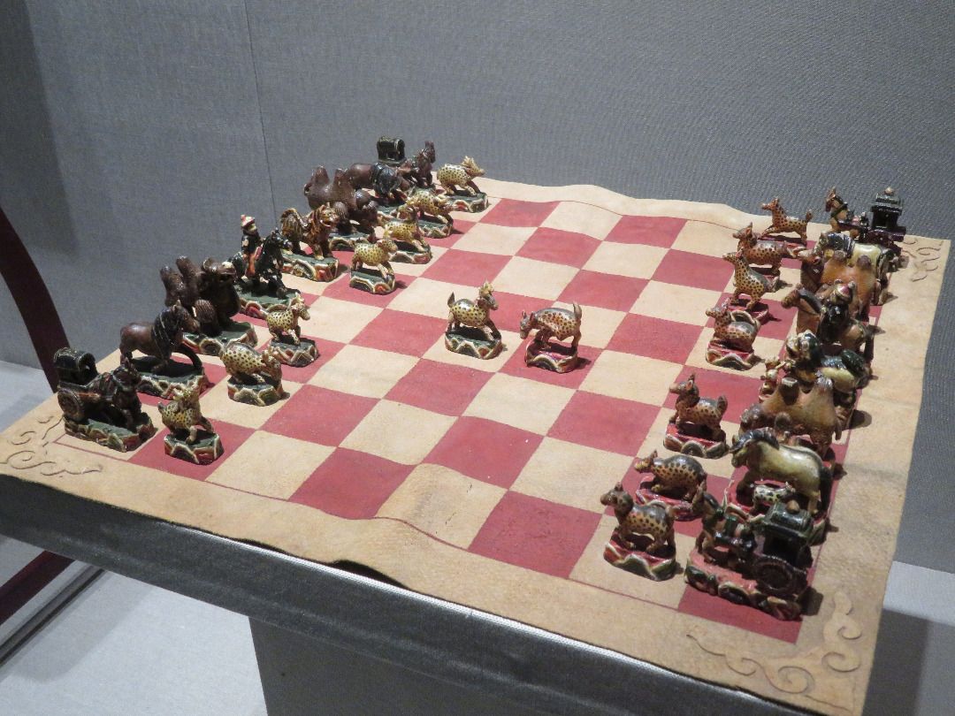 Mongolia circa 1981 Tereg Figure from Mongolian Chess Shatar Stamp ...