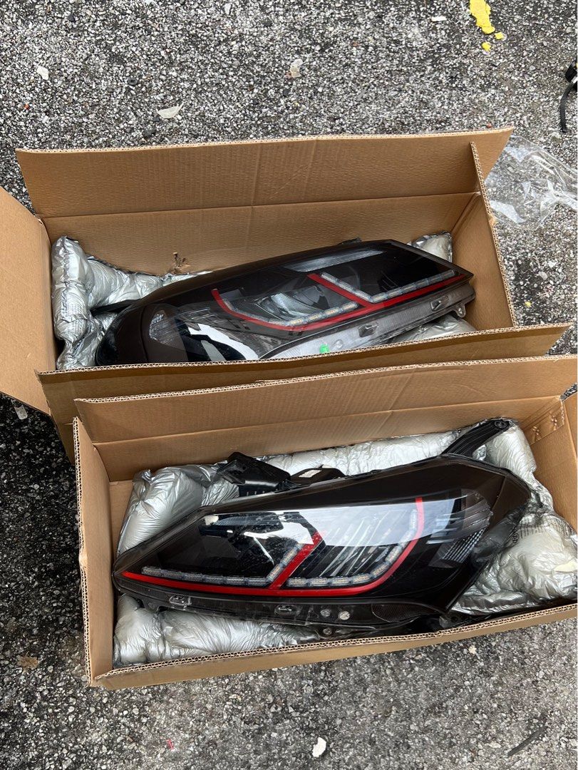 Myvi Gen 3 custom mk7 headlamp, Auto Accessories on Carousell
