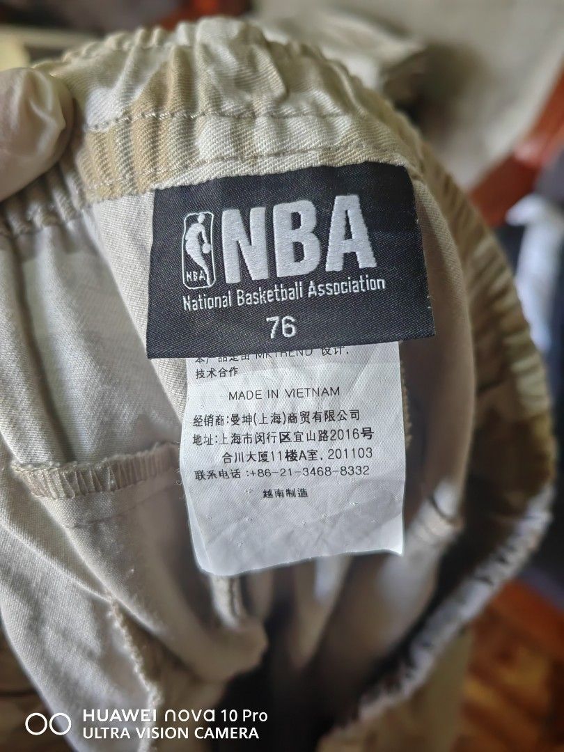 NBA CARGO PANTS (GSW BEIGE CAMOUFLAGE), Men's Fashion, Bottoms, Joggers ...