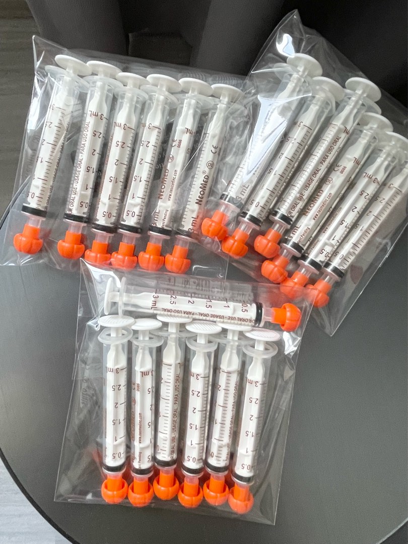 NeoMed Neonatal Sterilised Syringe, Health & Nutrition, Medical ...