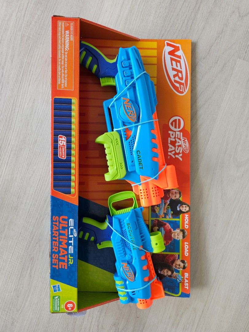 Nerf Elite Junior Starter Set, Hobbies & Toys, Toys & Games on Carousell