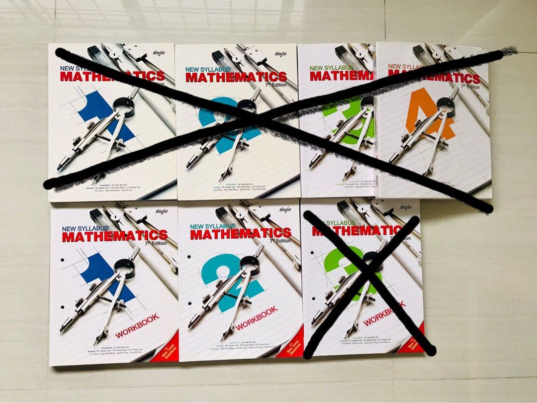 New Syllabus Mathematics. 7th Edition Workbook 1 and 2. Secondary/ IP ...