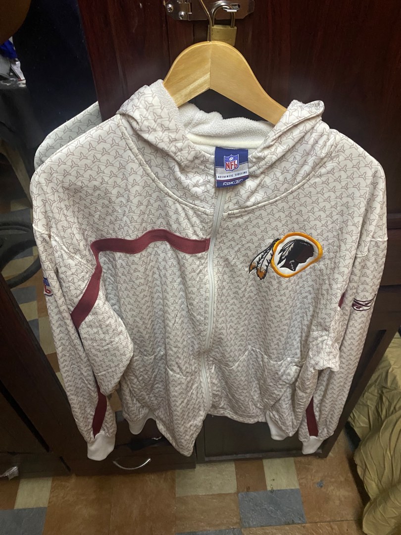 NFL red skin zip up hoodie, Men's Fashion, Coats, Jackets and Outerwear ...