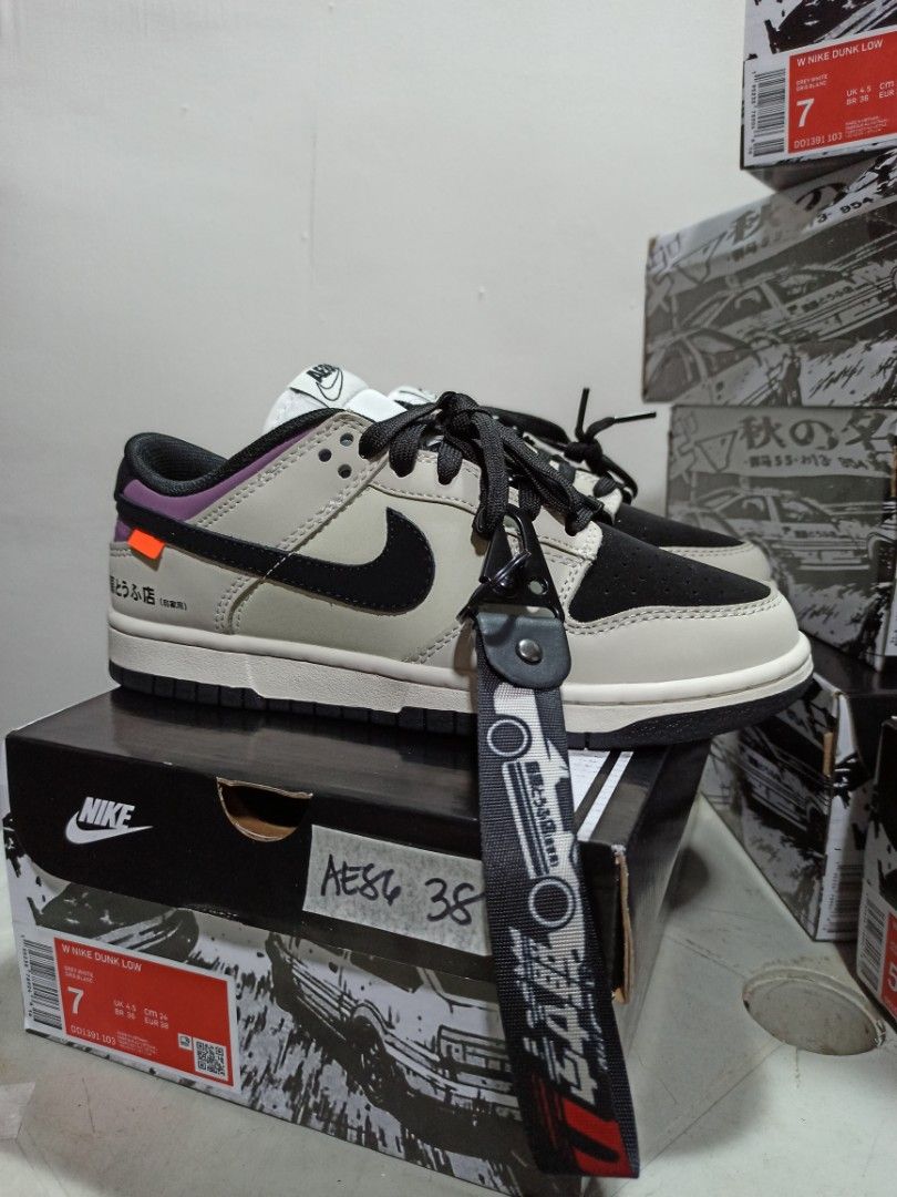 Nike SB Dunk x Initial D, Men's Fashion, Footwear, Sneakers on Carousell