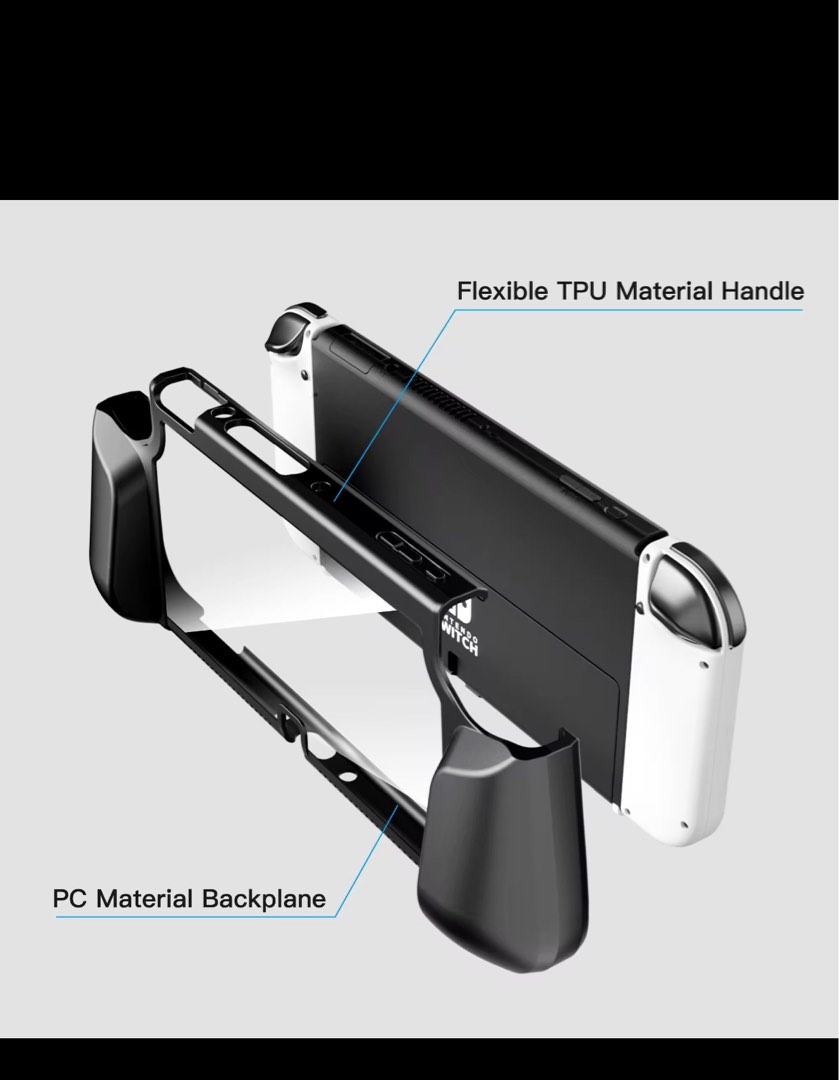 Nintendo switch oled case grip, Video Gaming, Video Games, Nintendo on ...