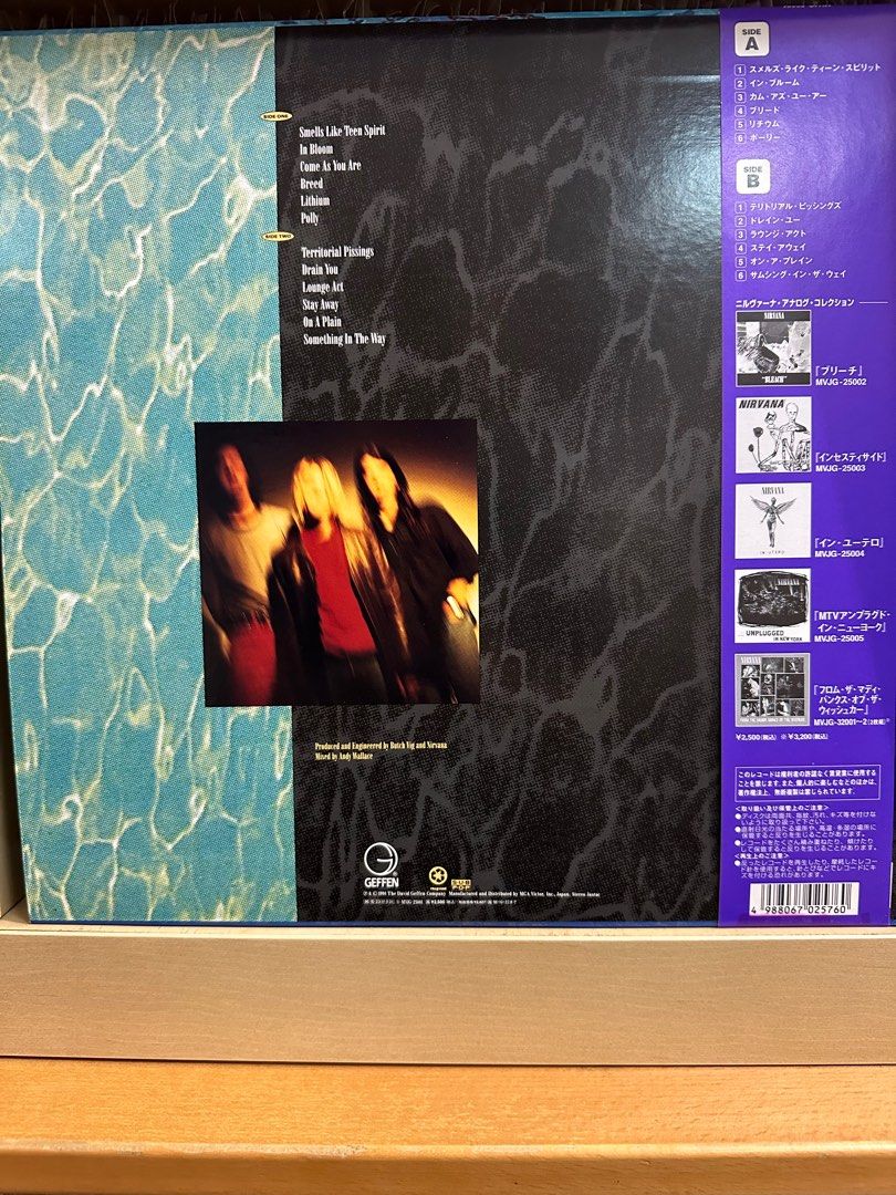 Nirvana-Nevermind Vinyl Lp Record, Hobbies & Toys, Music & Media ...