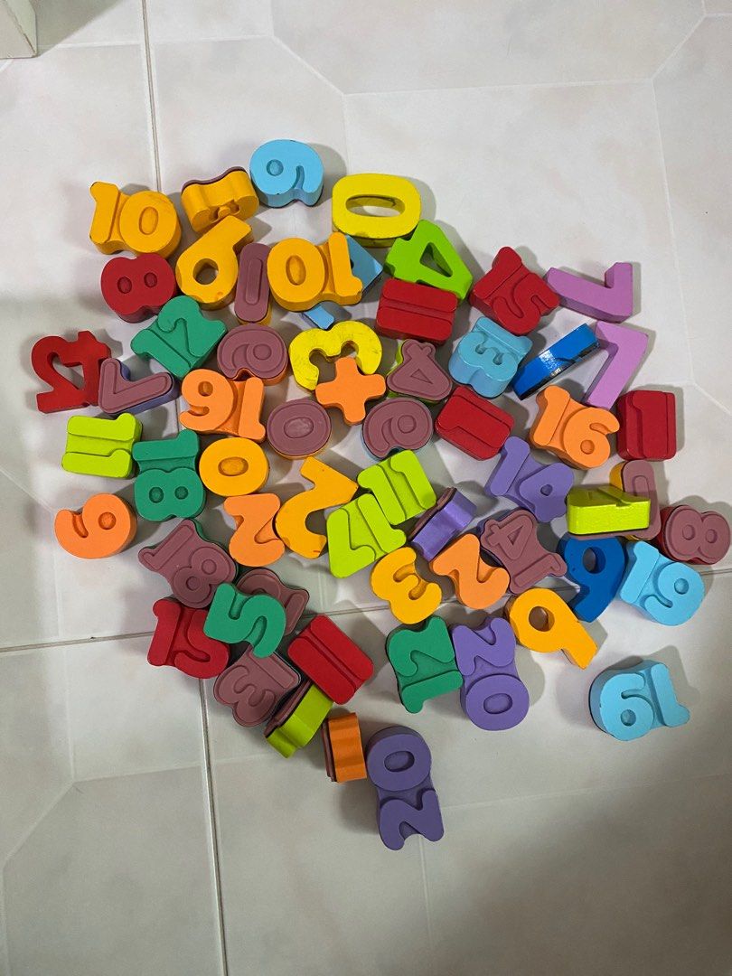 Number blocks and stamps, Hobbies & Toys, Toys & Games on Carousell