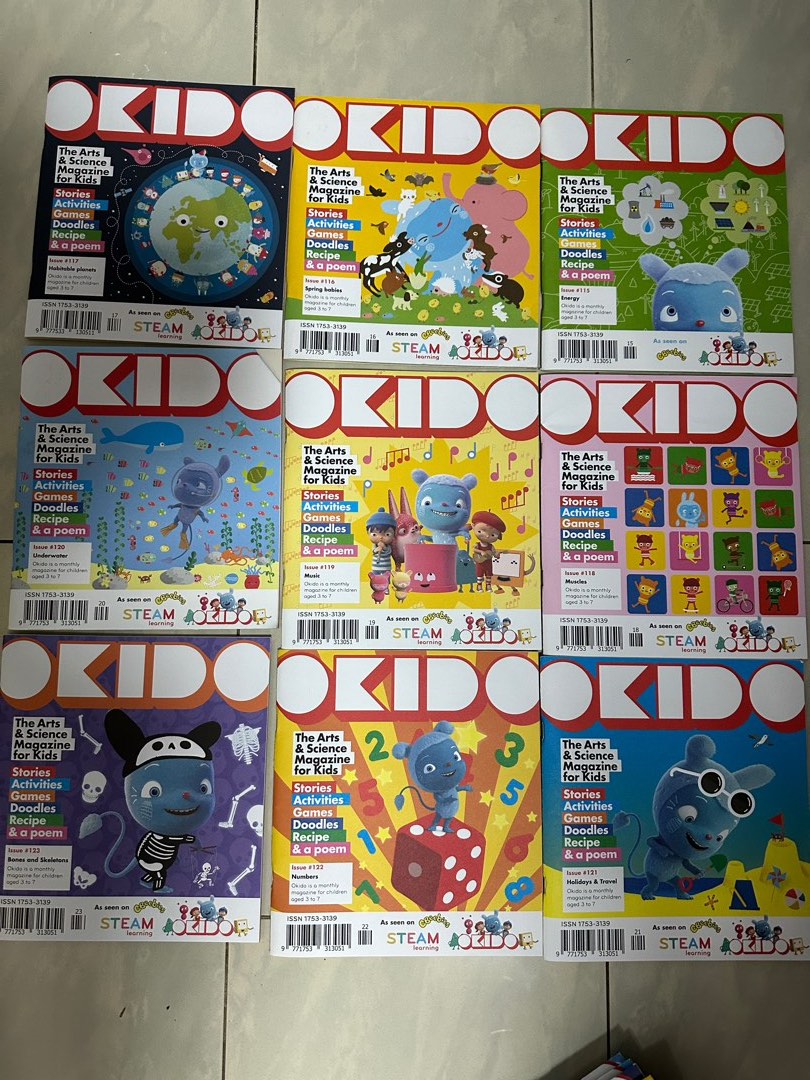 Okido Children Magazines $8 each, Hobbies & Toys, Books & Magazines ...