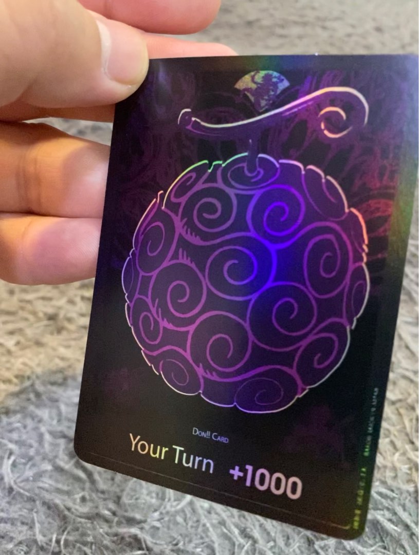 One piece proxy custom Don card! Gum gum devil fruit/Gomu Gomu no mi ...