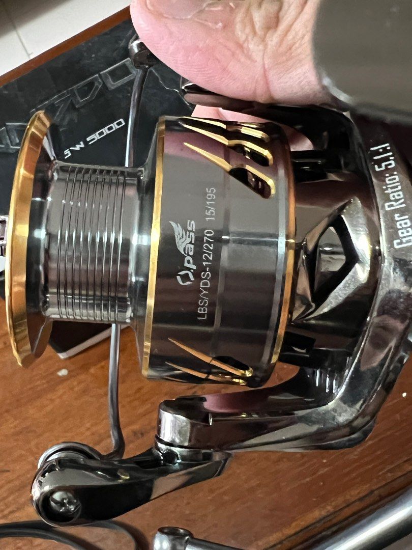 Opass 5k spinning reel, Sports Equipment, Fishing on Carousell