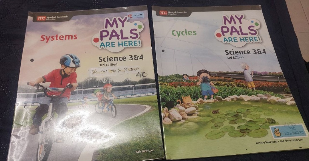 P3 & P4 Science Textbooks - My Pals Are Here (3rd Edition), Hobbies ...