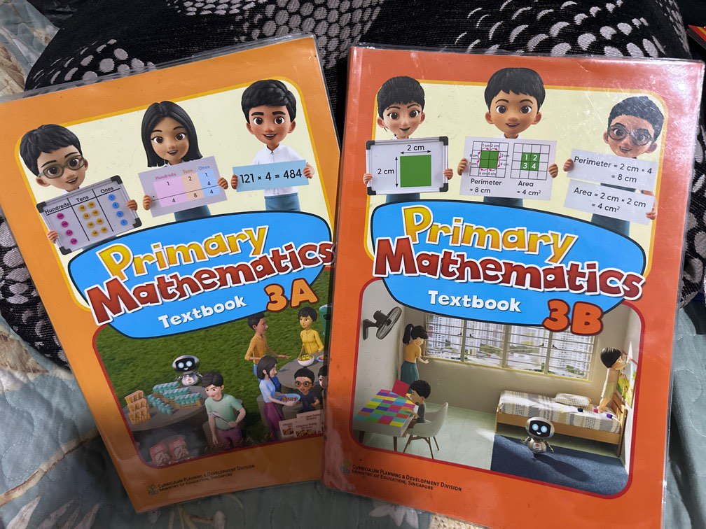 P3 mathematics text Books, Everything Else on Carousell