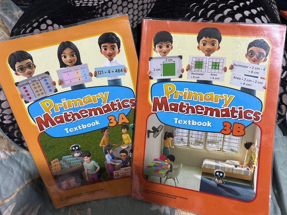 P3 mathematics text Books, Everything Else on Carousell