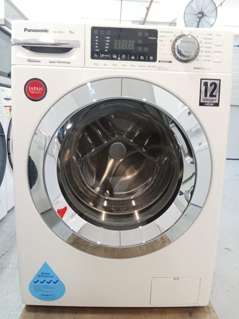 PANASONIC 9kg Front Load Washing Machine, TV & Home Appliances, Washing ...