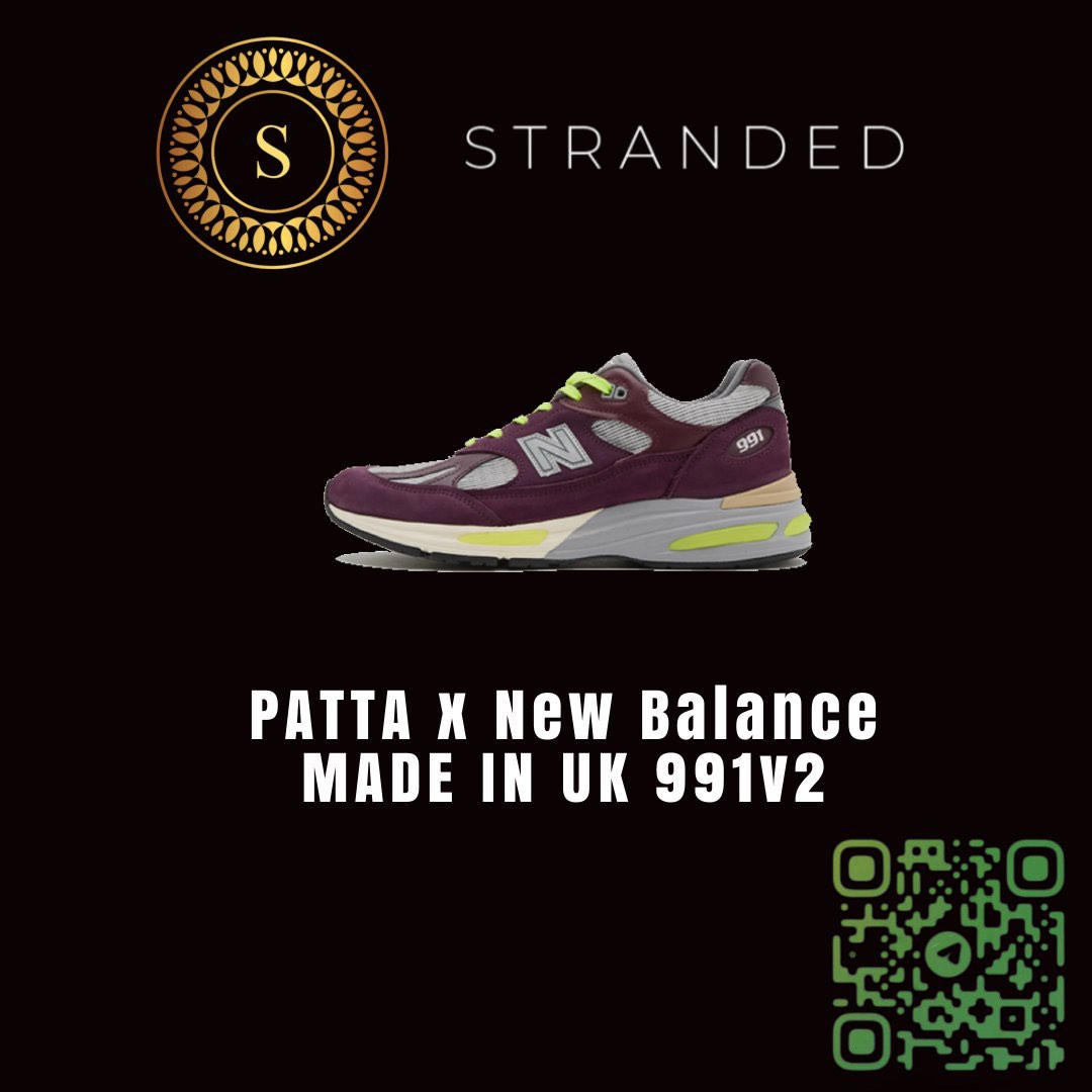PATTA x New Balance MADE in UK 991v2, Men's Fashion, Footwear, Sneakers ...