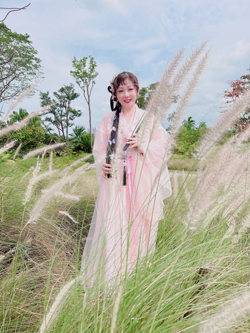 3-pc Pink Hanfu set: Great for swordwoman or chinese fairy look, Women ...