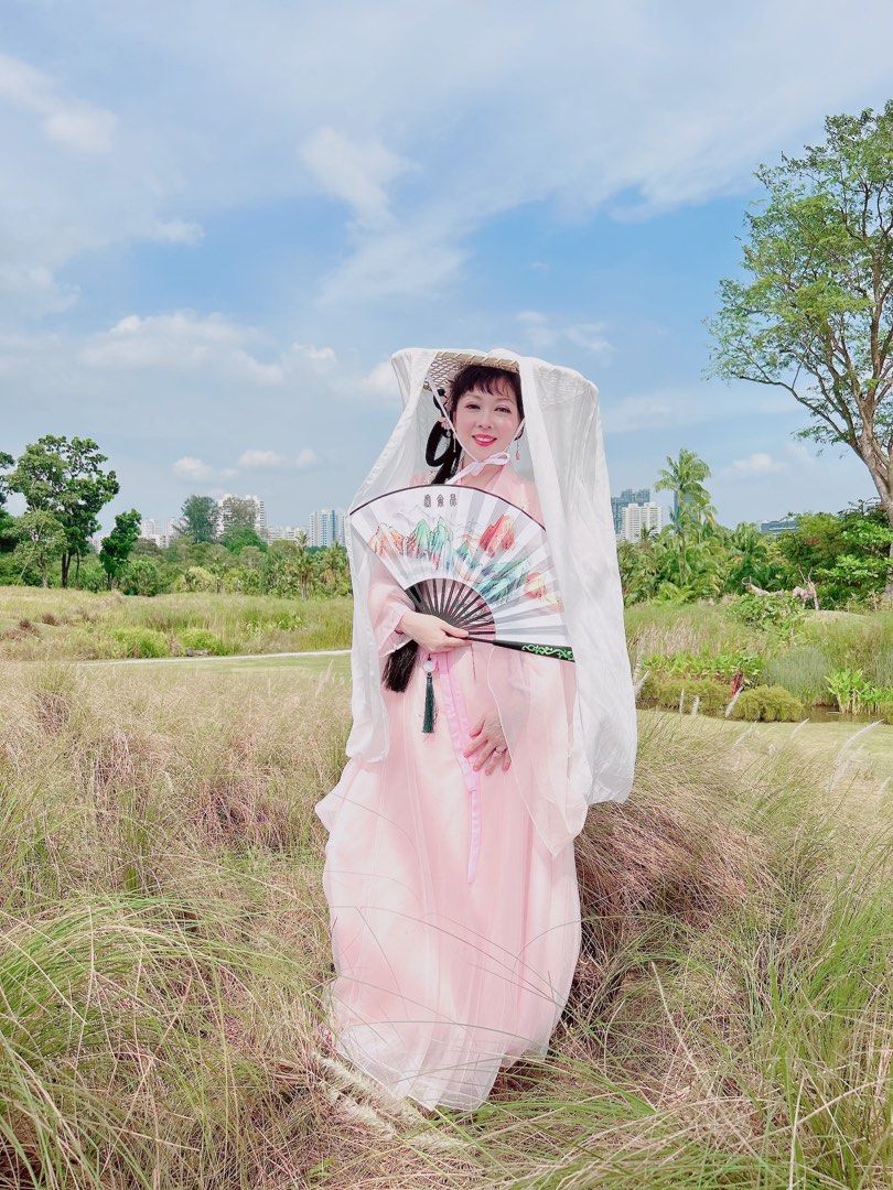 3-pc Pink Hanfu set: Great for swordwoman or chinese fairy look, Women ...