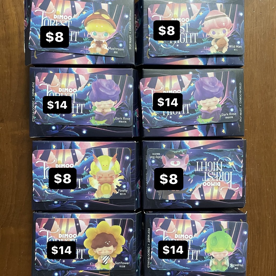POPMART Dimoo Forest Night, Hobbies & Toys, Toys & Games on Carousell
