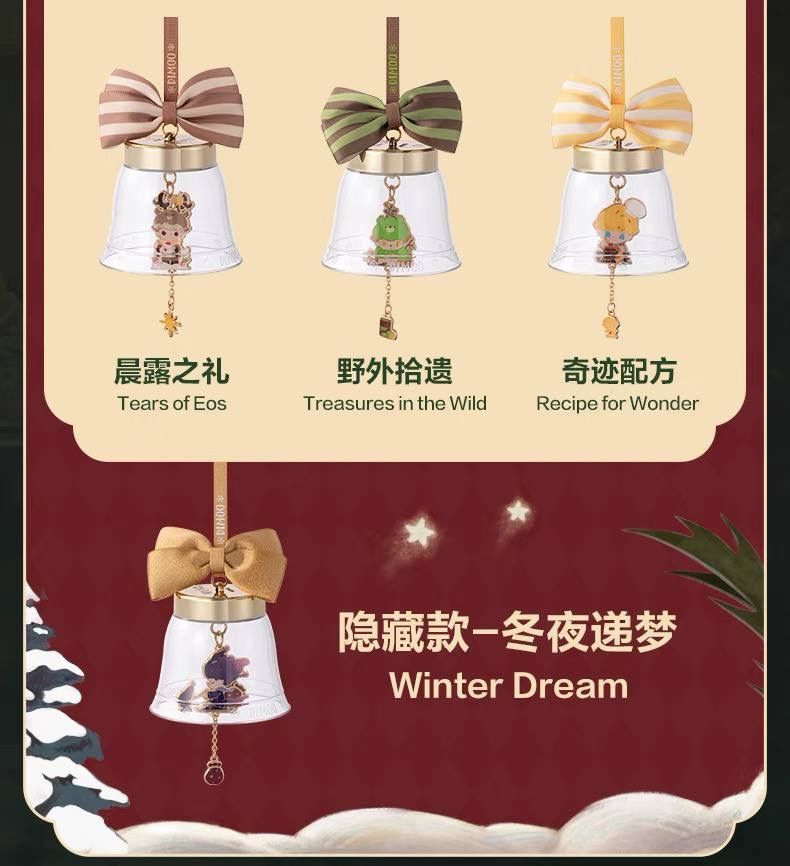 Popmart Dimoo Xmas Exclusive Letters From Santa Bell Charm, Hobbies ...